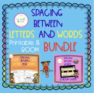 Spacing Worksheets and BOOM Deck Bundle - The Magic OT Bug