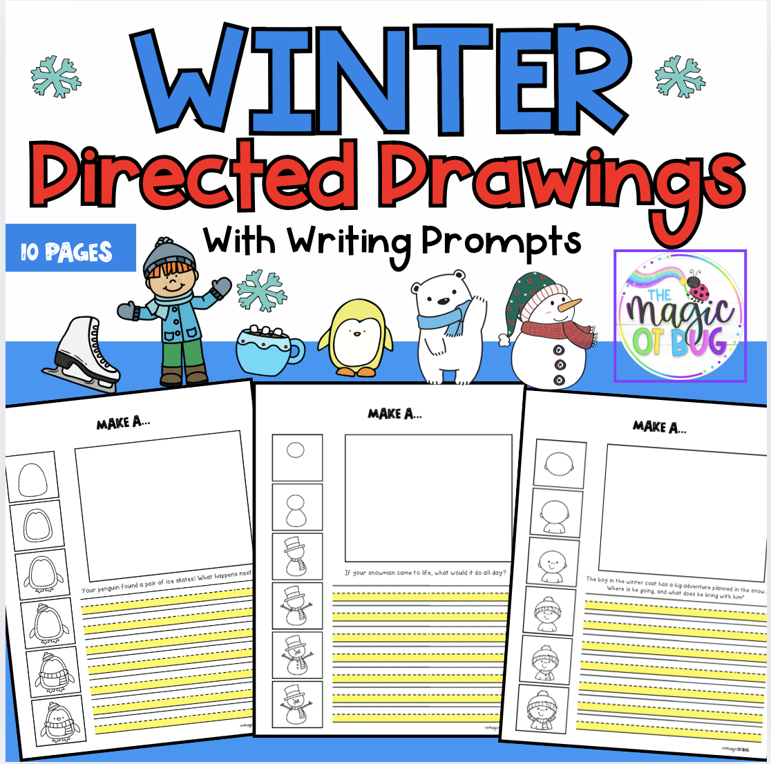Winter Directed Drawings - The Magic OT Bug
