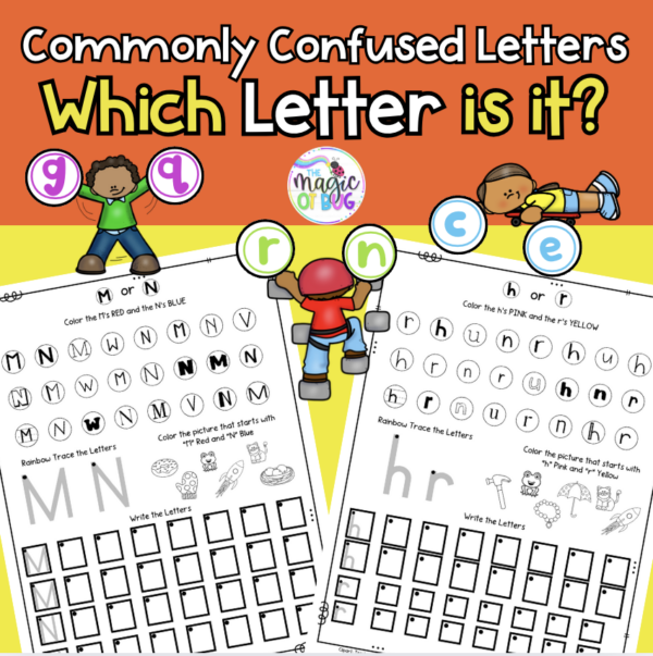 Which Letter is it? Commonly Confused Letters - The Magic OT Bug