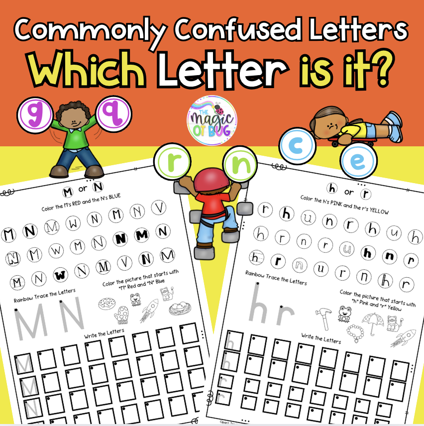 Which Letter is it? Commonly Confused Letters - The Magic OT Bug