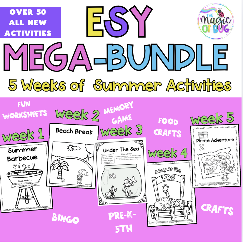 ESY Megabundle Fun Themed Activities - The Magic OT Bug